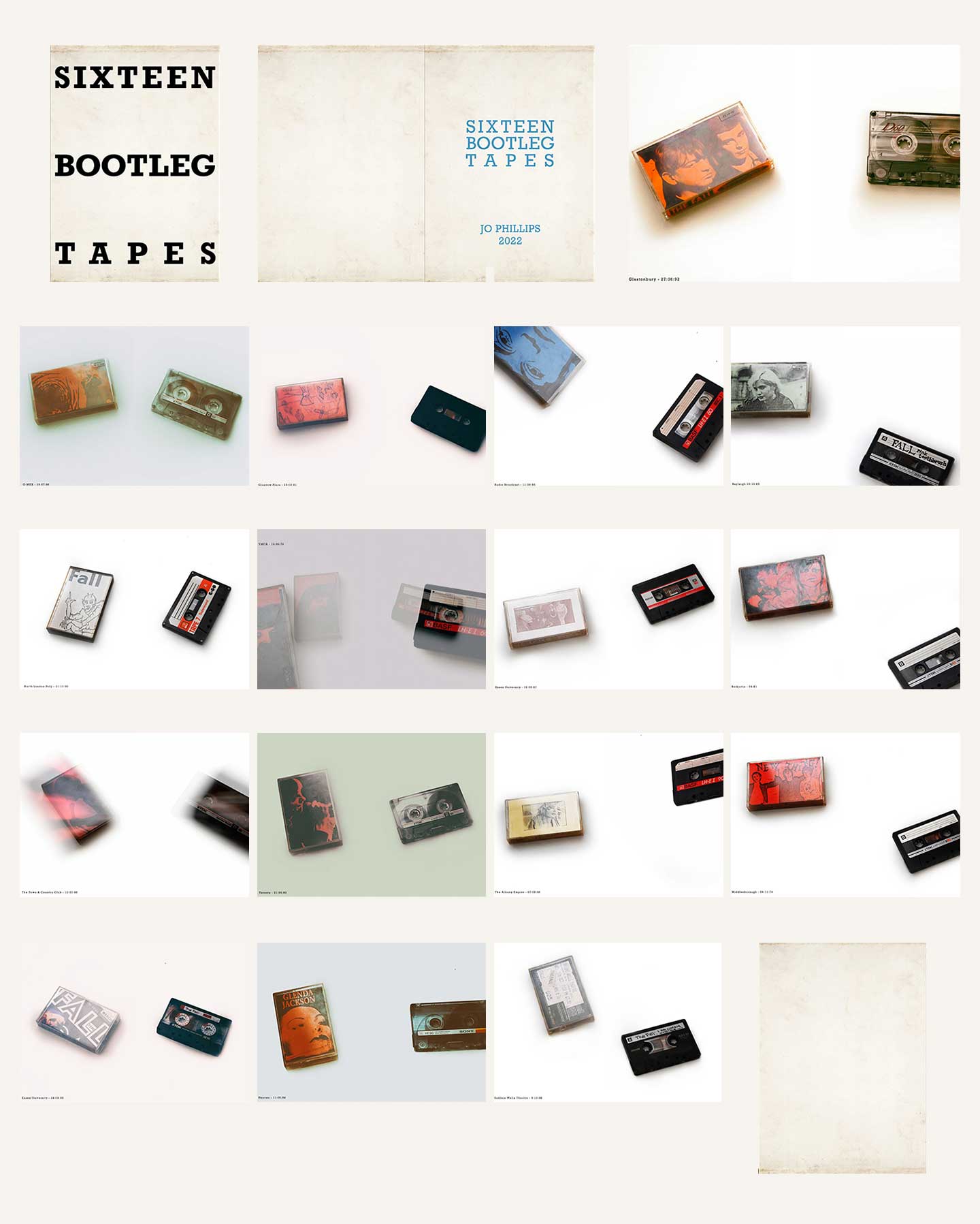 16 Bootleg Tapes | Design By Jo